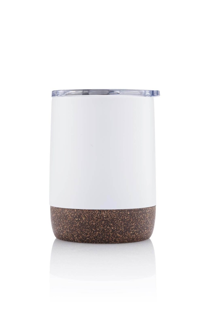 GOUDA - Hans Larsen Vacuum Mug With Cork Base - White | Langhoff