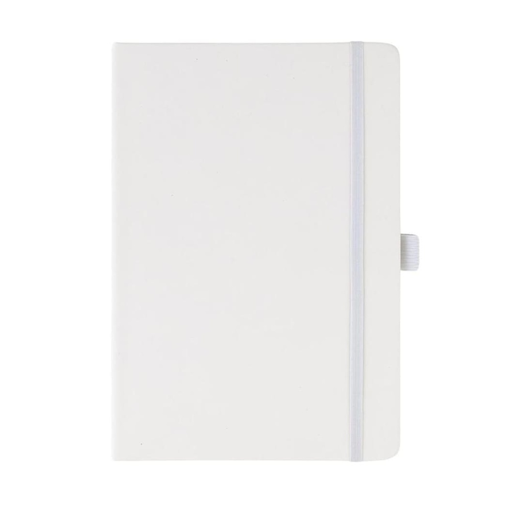 JURSI - Giftology A5 PU Notebook with Pen Loop - White | Langhoff