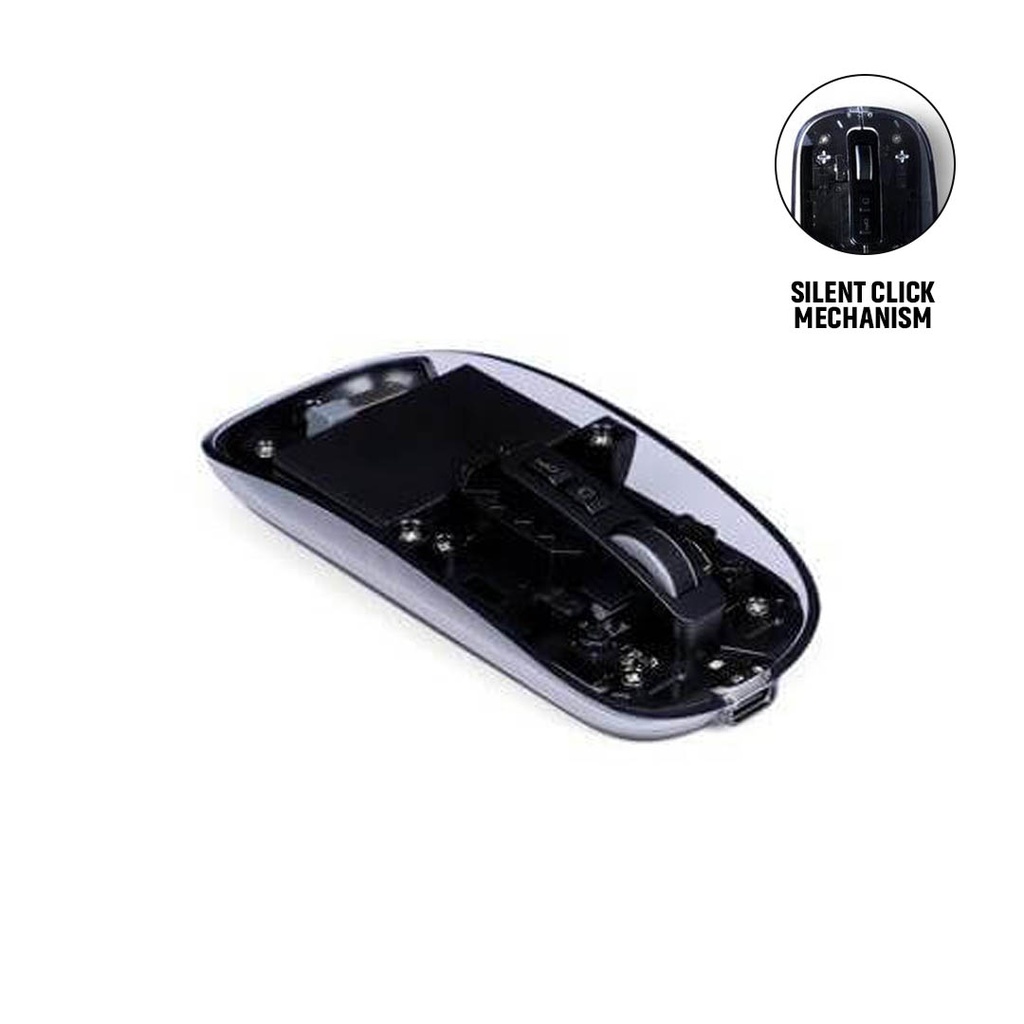 LOGIK - @memorii Transparent 3-mode Wireless Mouse | Langhoff